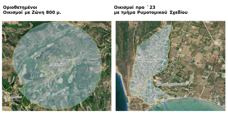 14.367 Οικισμοί – Όρια- Χρήσεις- Όροι δόμησης - Geovalues